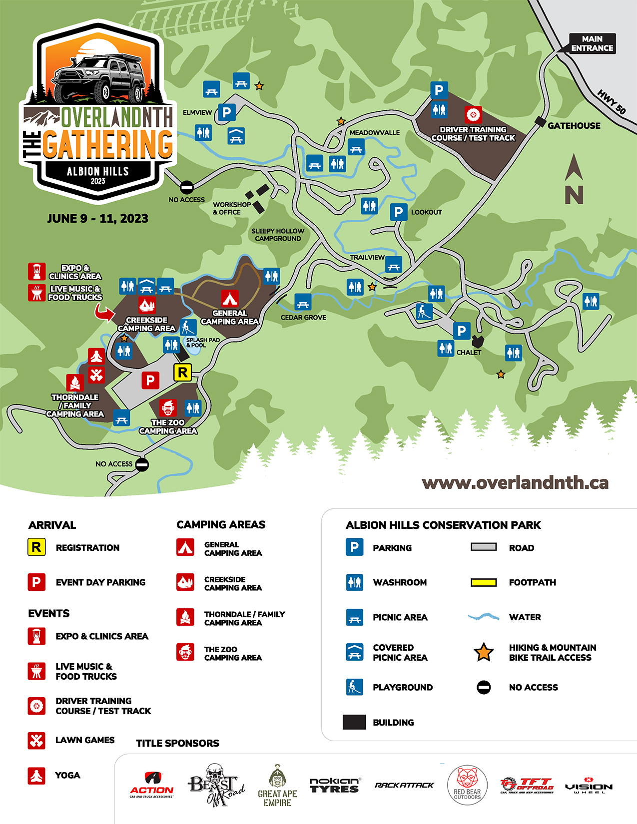 The Gathering - Albion Hills Map - Overland NTH